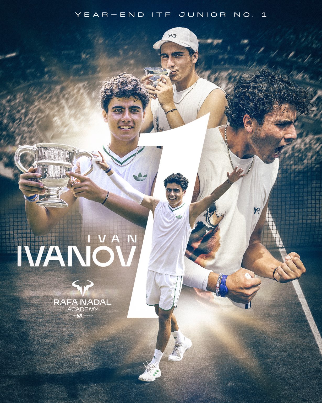 Iván Ivanov realizza il suo sogno e chiude la stagione come Nº1 al mondo junior - Rafa Nadal Academy
