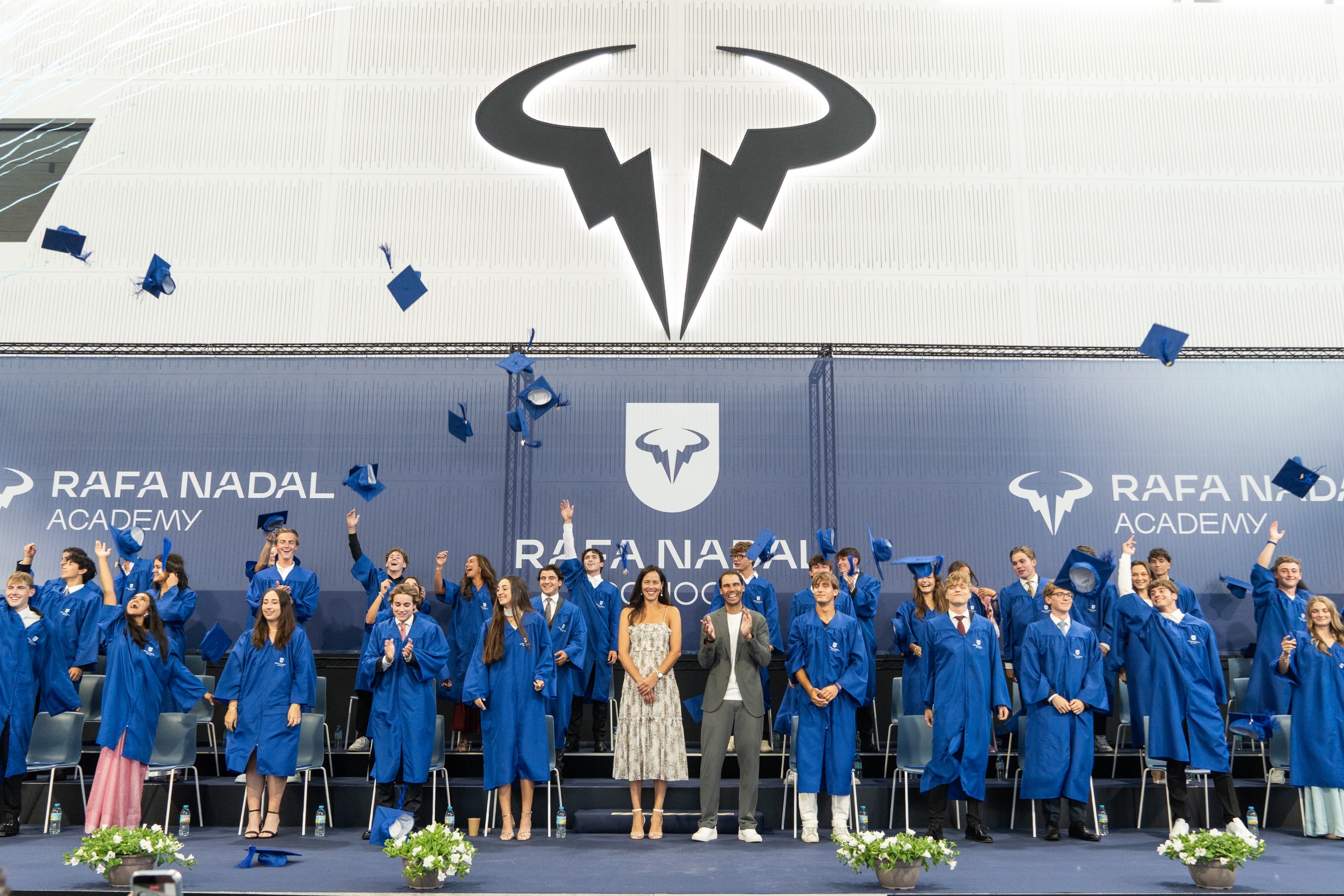 Ana Ivanovic and Rafa Nadal preside over the graduation of the 10th ...
